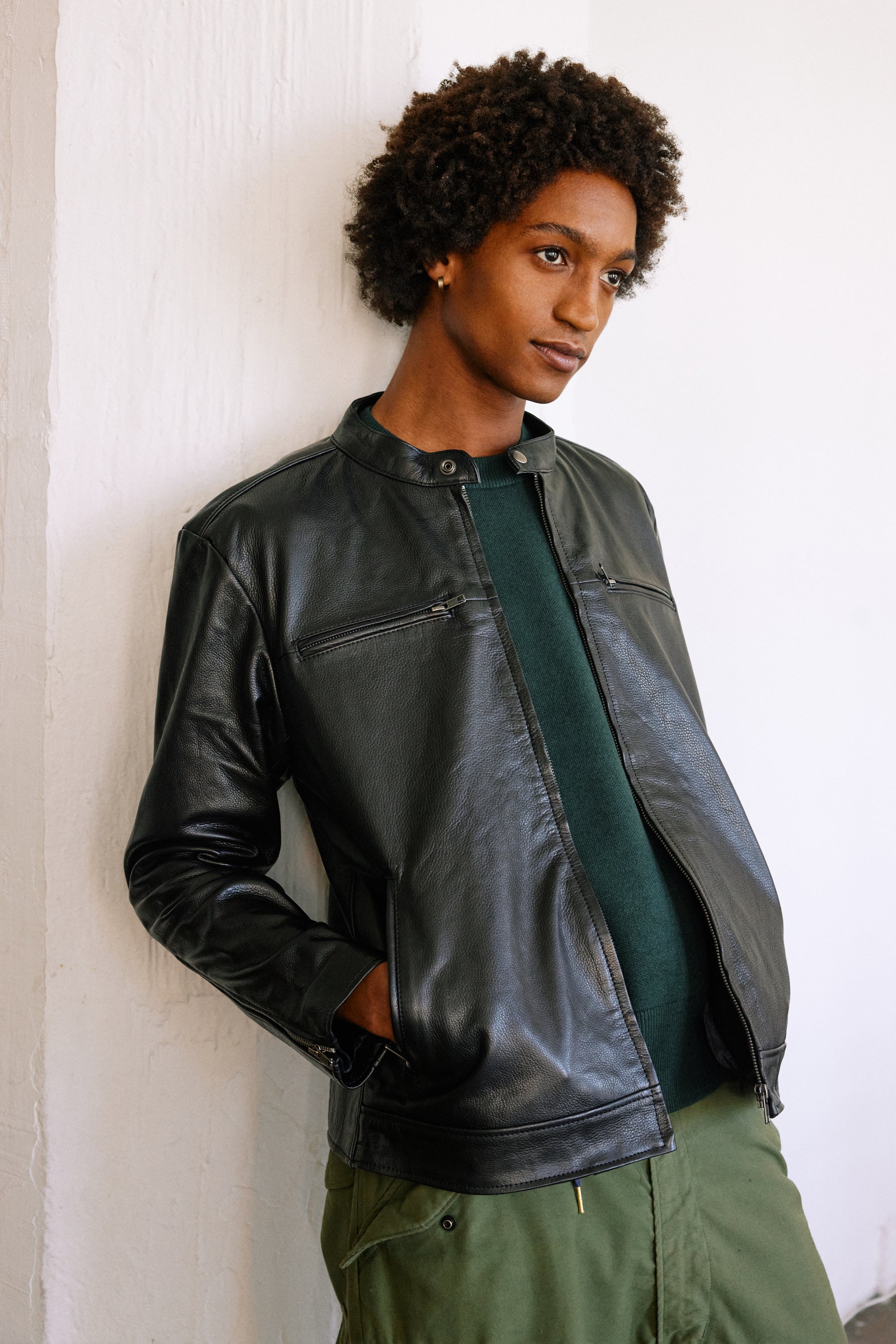 RACER JACKET — Understated Leather